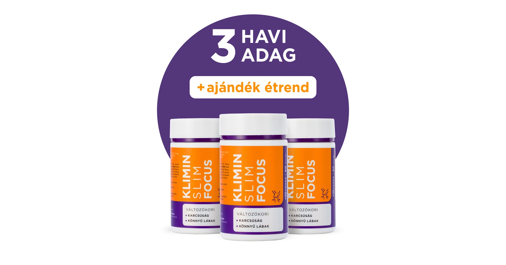 Klimin Slim Focus 3 havi adag - Pharmax Vitaminok és Étrendkiegészítők